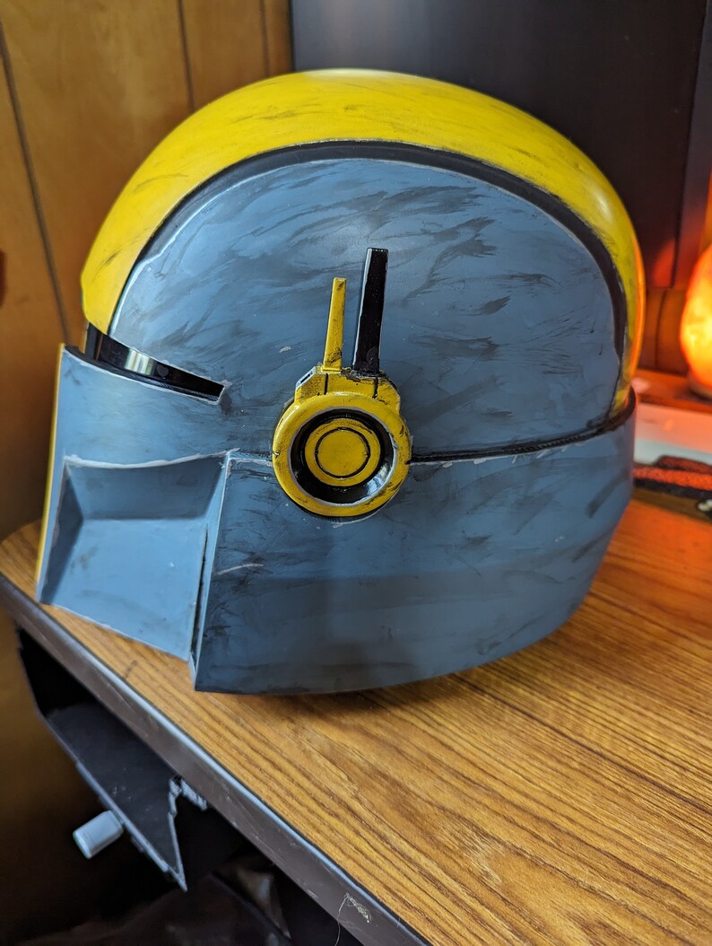 Mandalorion Vanguard Weathered Helmet - Etsy