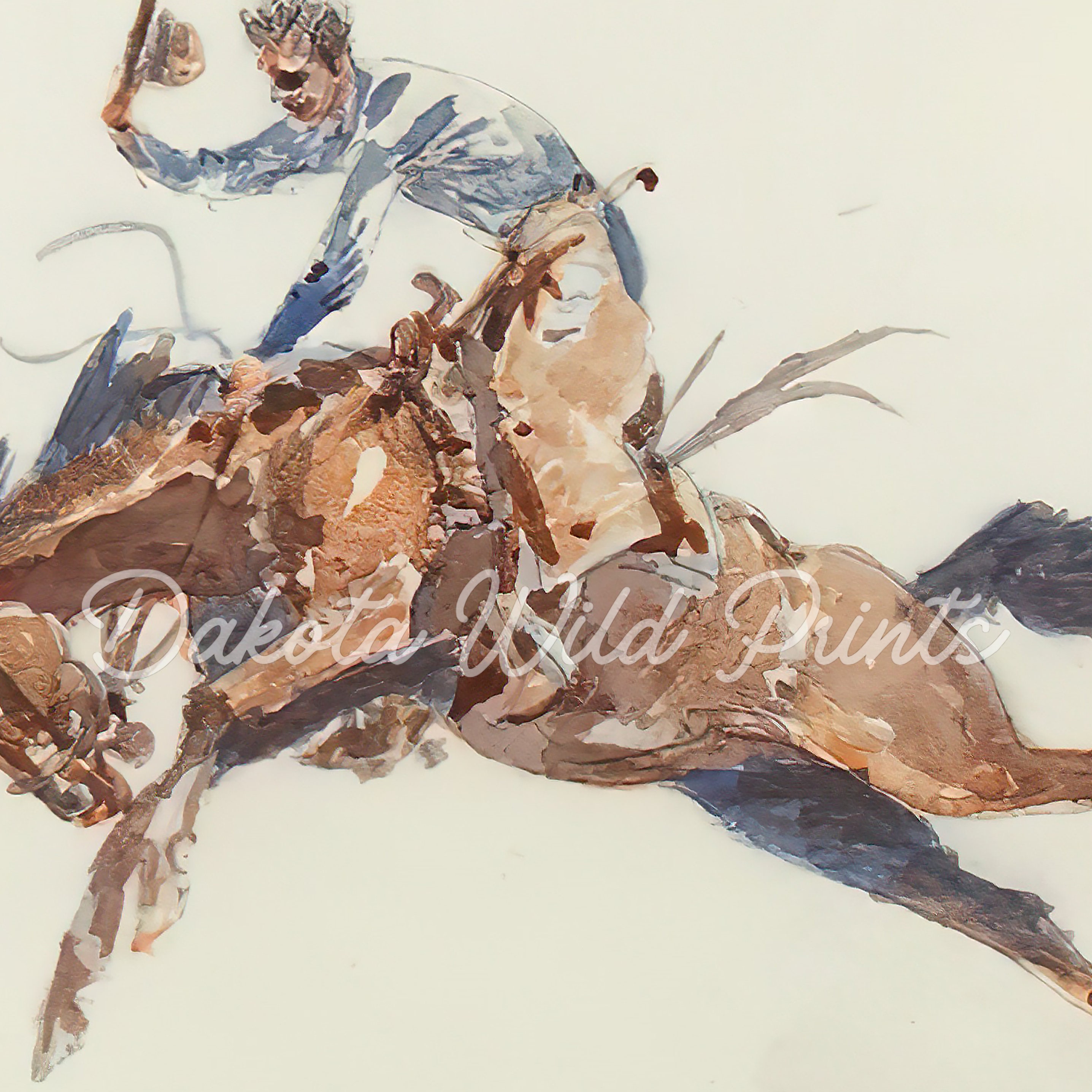 Western Watercolor Painting Western Style Print Rustic Southwest Decor ...