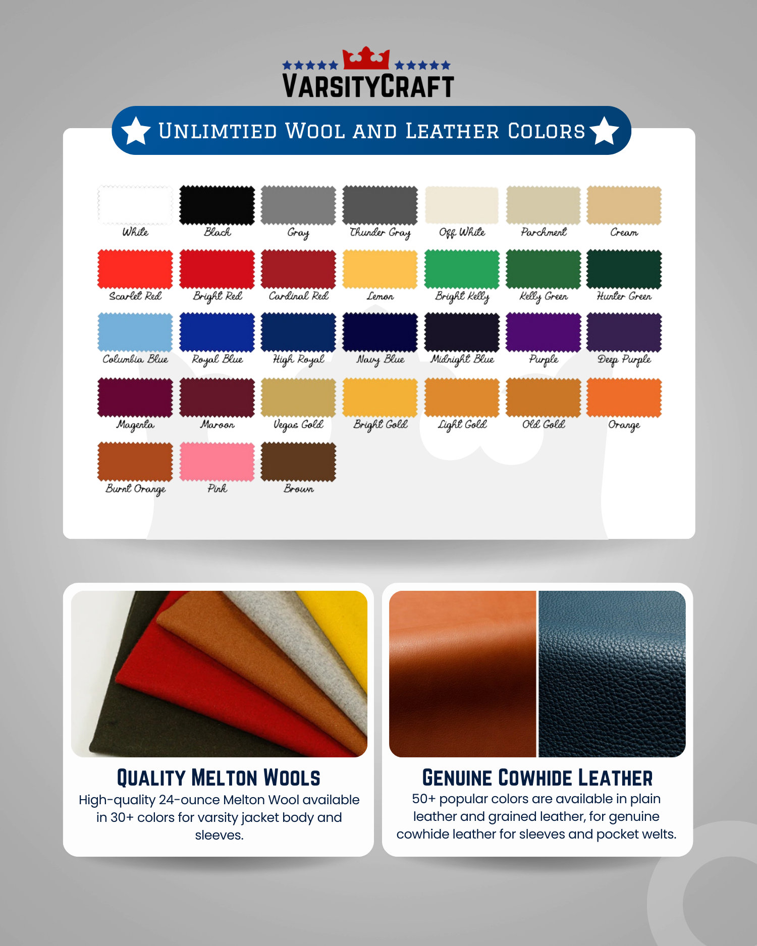 Handmade Custom Varsity Letterman Jacket Silver Leather & Black Wool ...