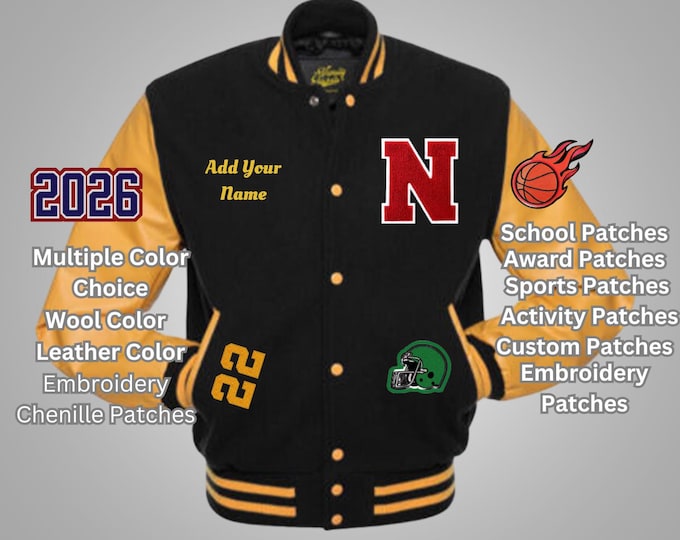 1980's Letterman Jacket High School Varsity Cheer Jacket Satin ...