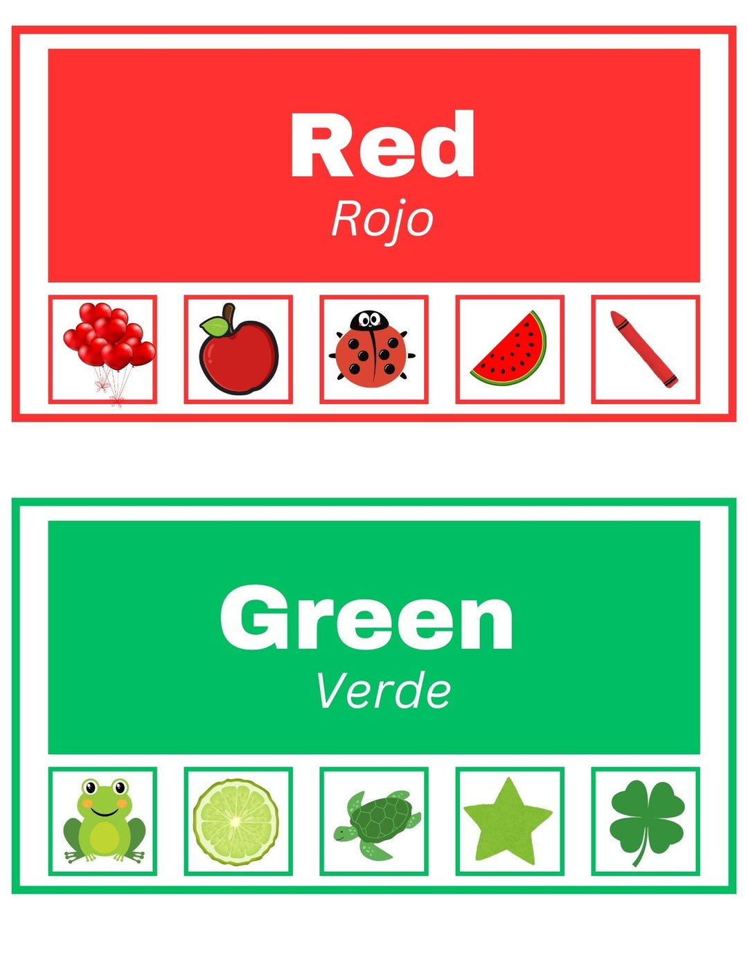 Color Velcro Matching Activity for Kids, Toddler Color Printables ...
