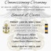 Commissioning Ceremony Invitation, Military Invitation - Etsy