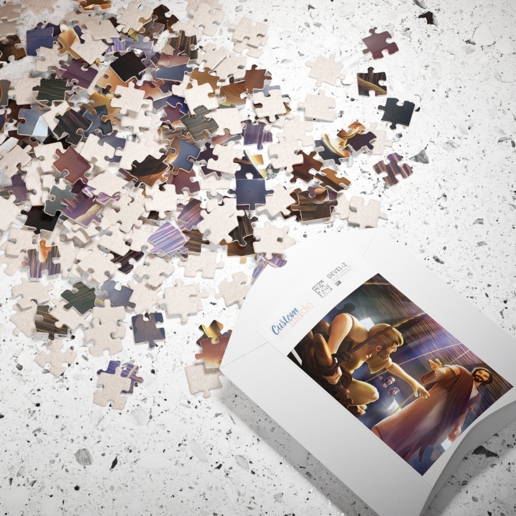 The Superbook Jesus and the Paralytic Puzzle 110-piece - Etsy
