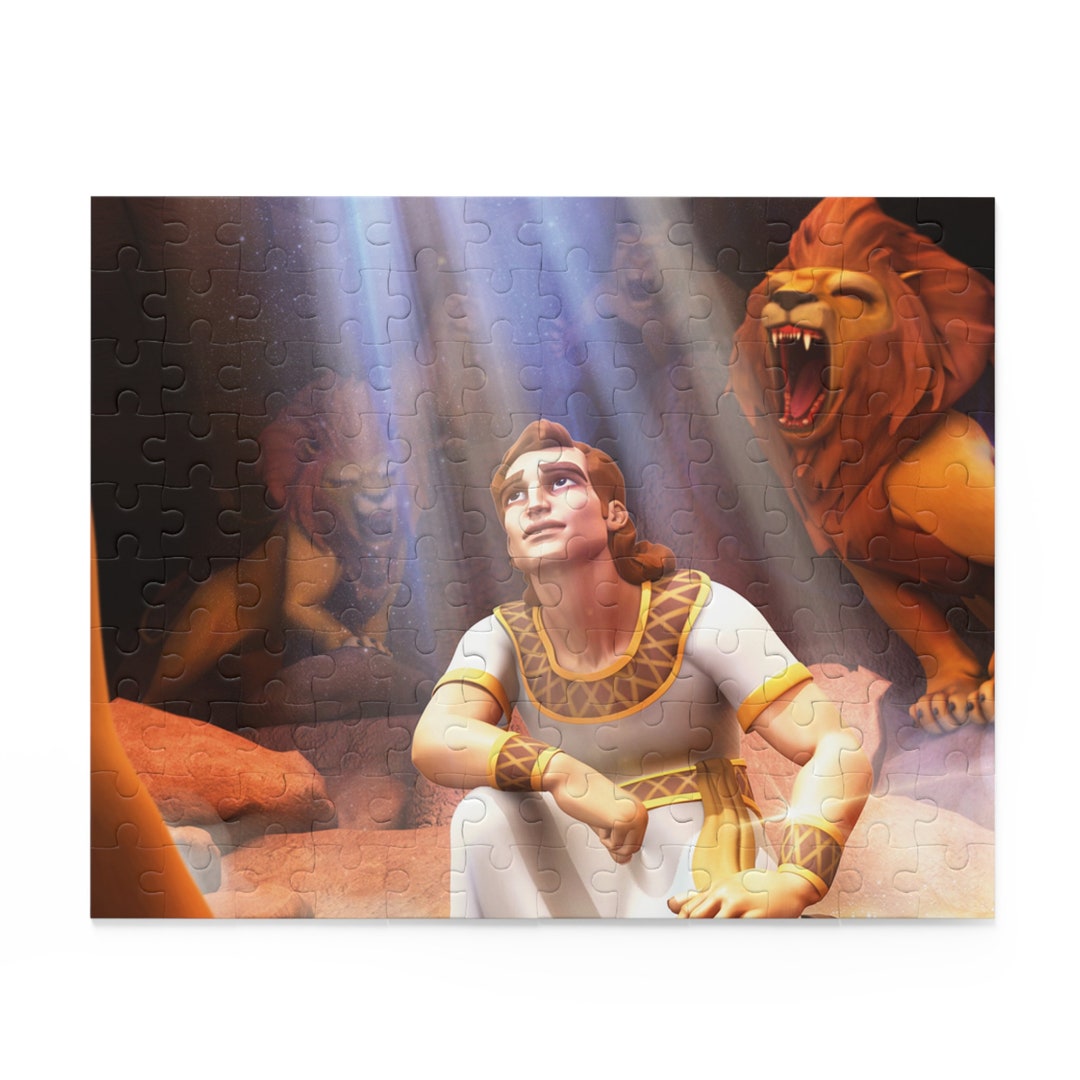 The Superbook Daniel and the Lions' Den Beautiful Bible Story Puzzle ...
