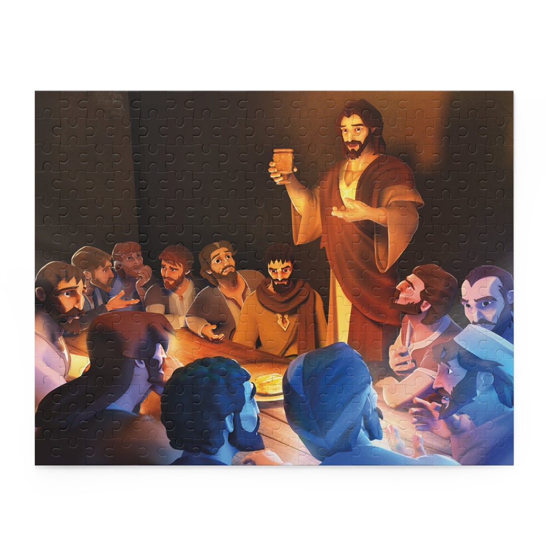 The Superbook Jesus and the Last Supper Beautiful Bible Story Puzzle - Etsy
