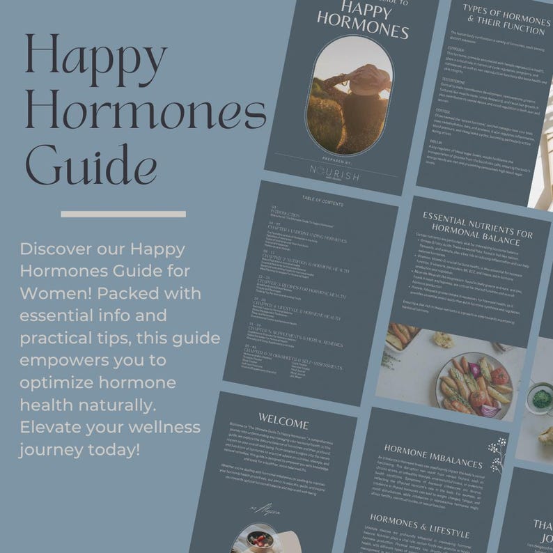 The Ultimate Guide to Happy Hormones! - Etsy