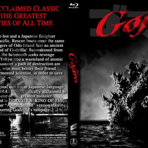 CUSTOM Blu-ray COVER - Godzilla Era Collection (showa, Heisei ...