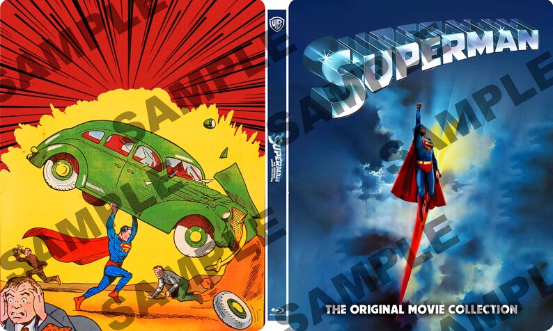 CUSTOM STEELBOOK DESIGN Superman: Original Movie Collection - Etsy