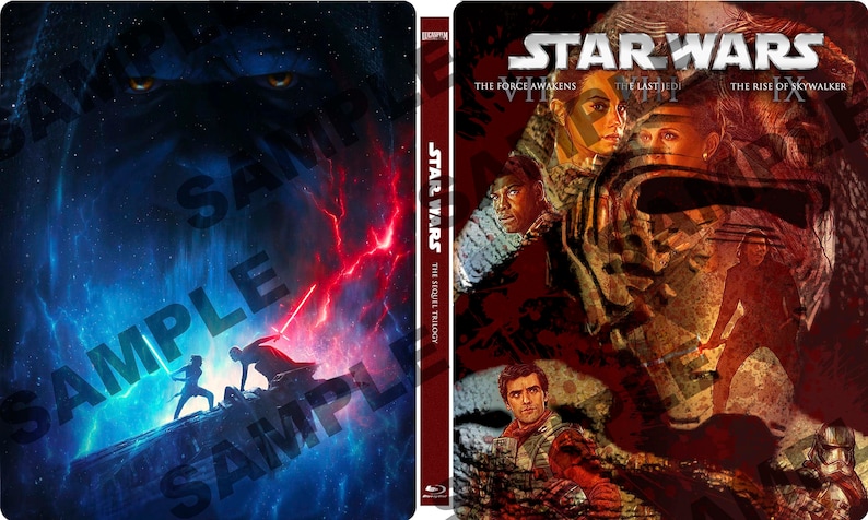 CUSTOM STEELBOOK DESIGNS - Star Wars Trilogy Collection - Etsy