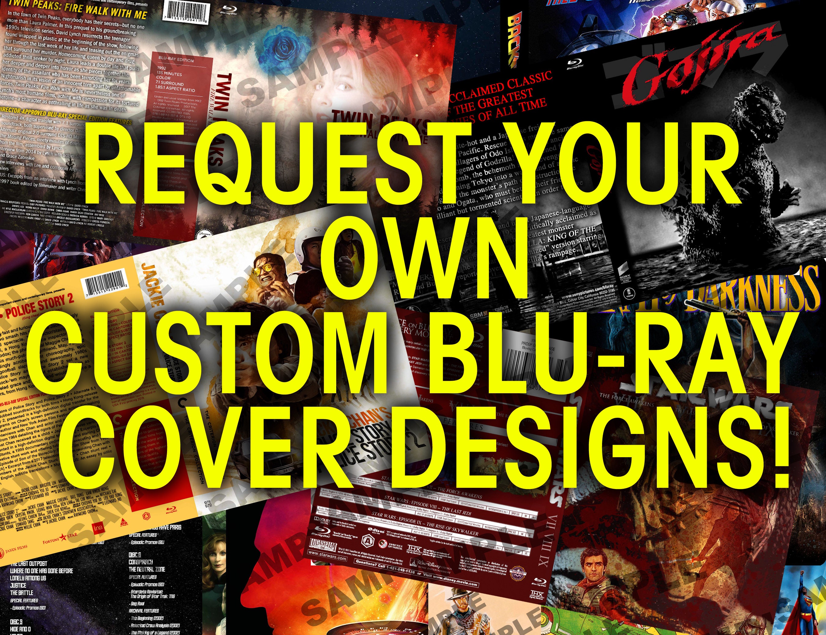 CUSTOM Blu-ray COVER - Your Request! - Etsy