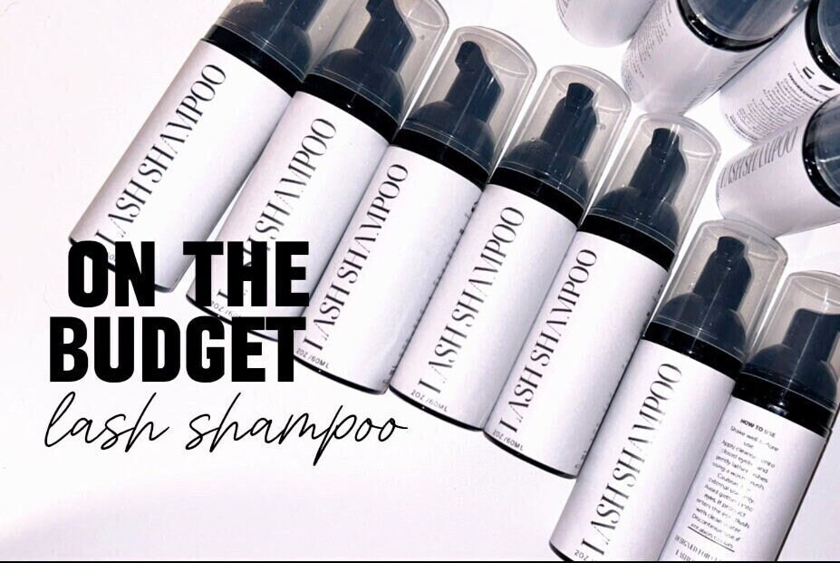 Lash Shampoo Label for Thermal Printer, Lash Shampoo Label Template ...