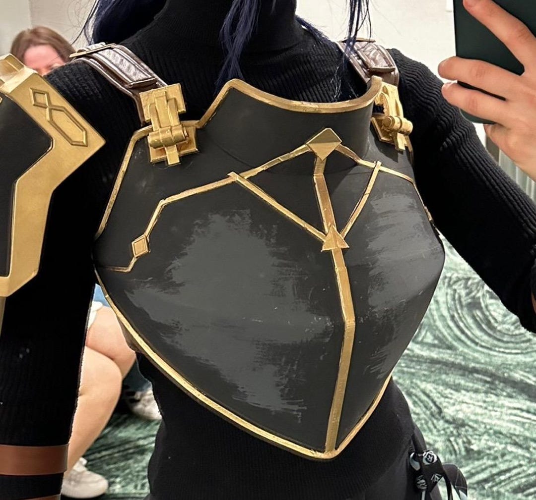 Caitlyn Cosplay Chest Plate + Back Plate - Etsy