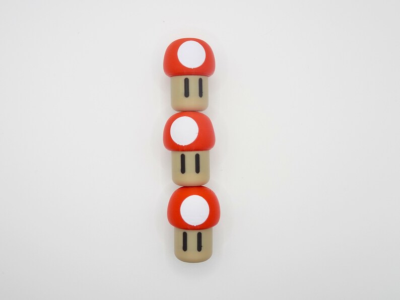 Mario Mushroom Fidget Toy - 3D Printed Stress Reliever - Etsy