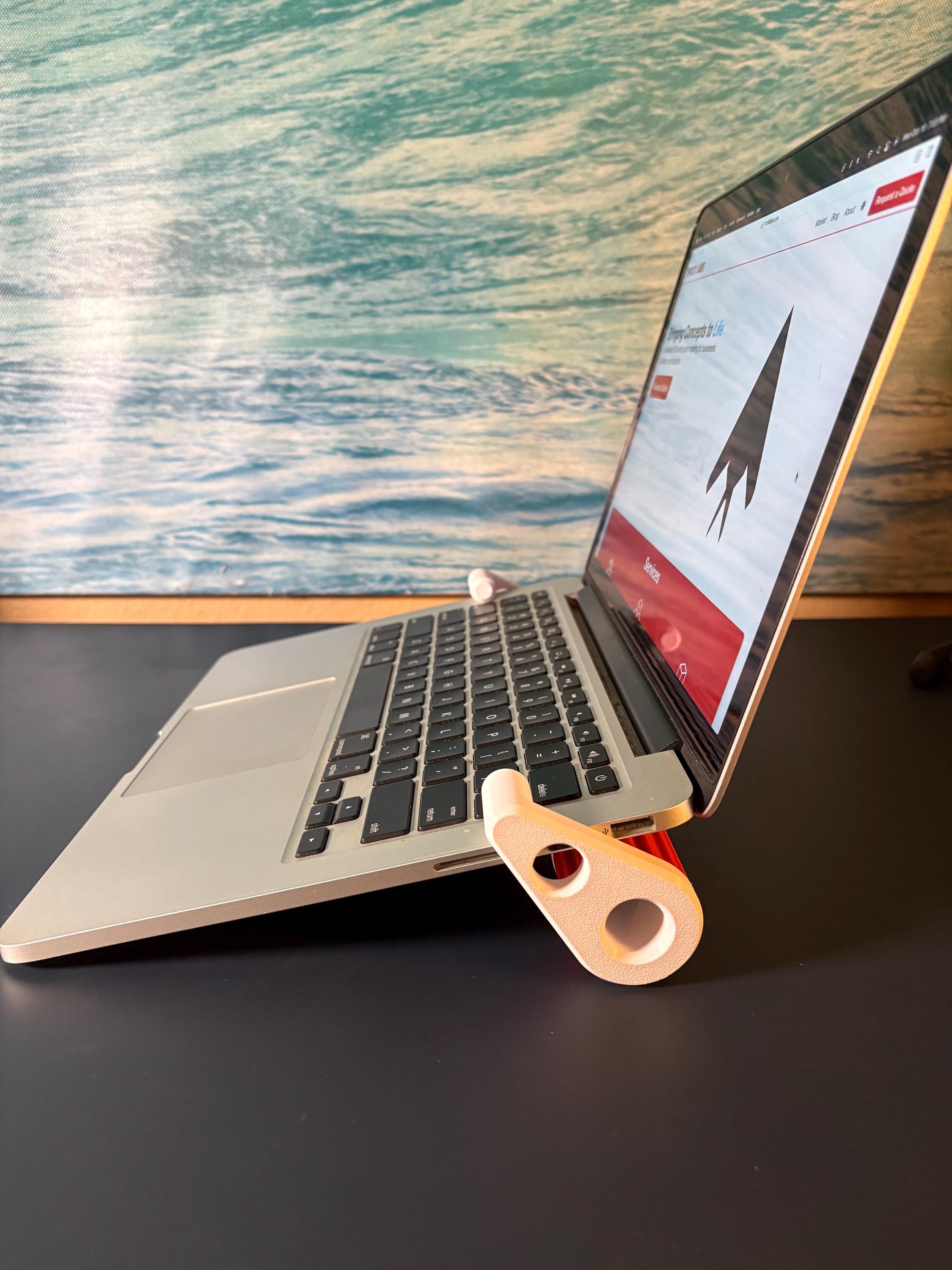 Laptop Kickstand - 3D Printed Airflow Enhancer - Etsy