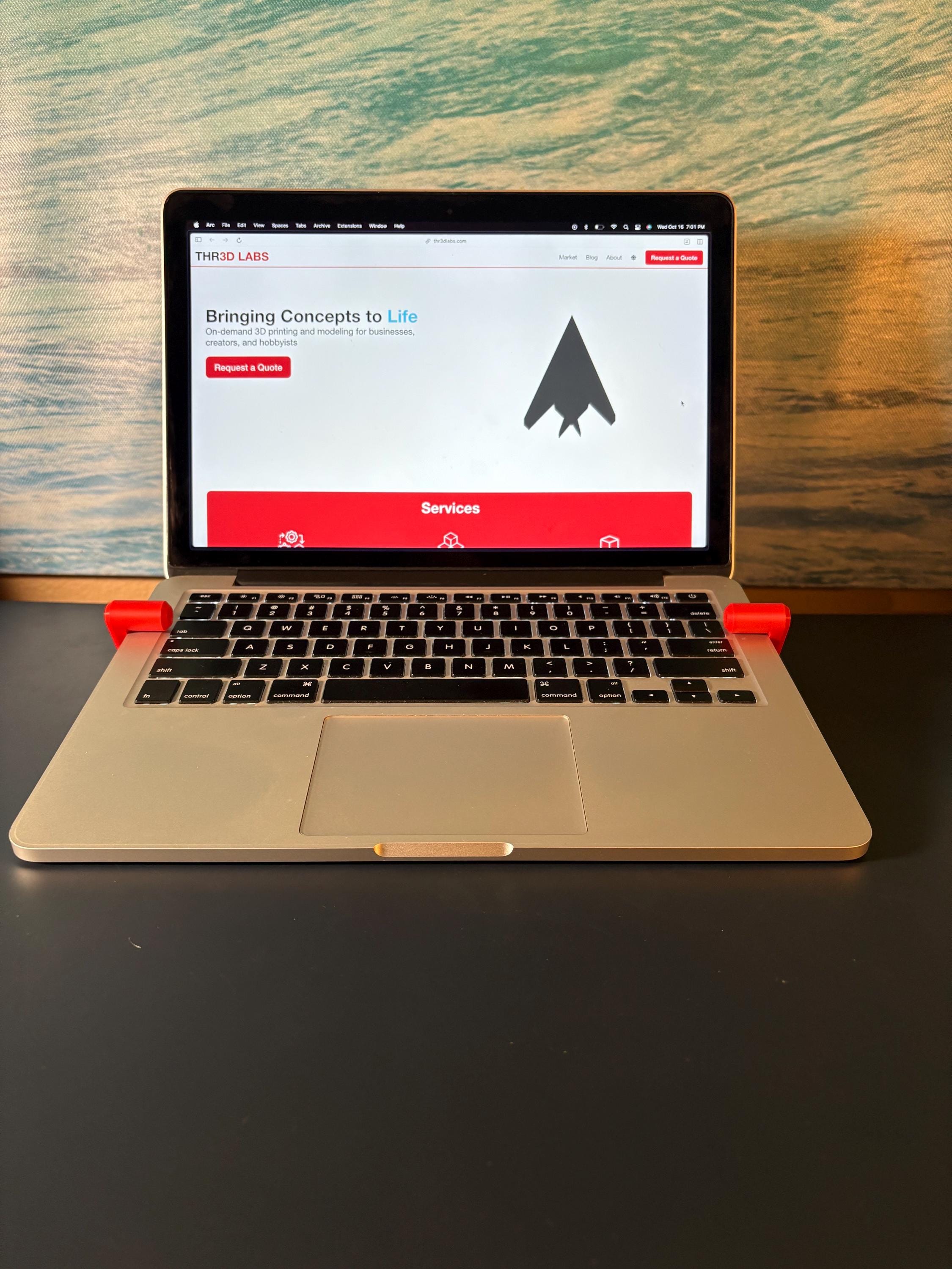 Laptop Kickstand - 3D Printed Airflow Enhancer - Etsy