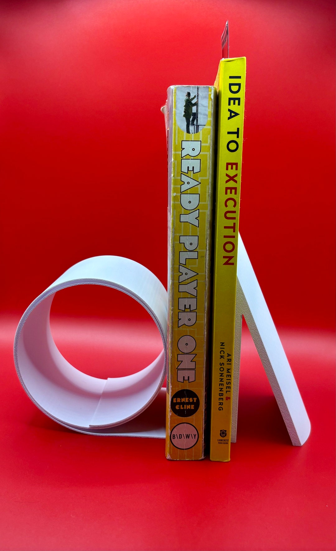 Springy Roll-up Book Holder 3D Printed Adjustable Bookend - Etsy