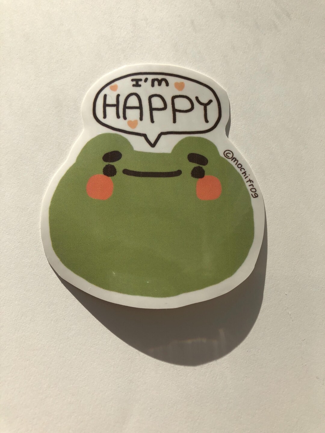 Positive Frog Sticker - Etsy