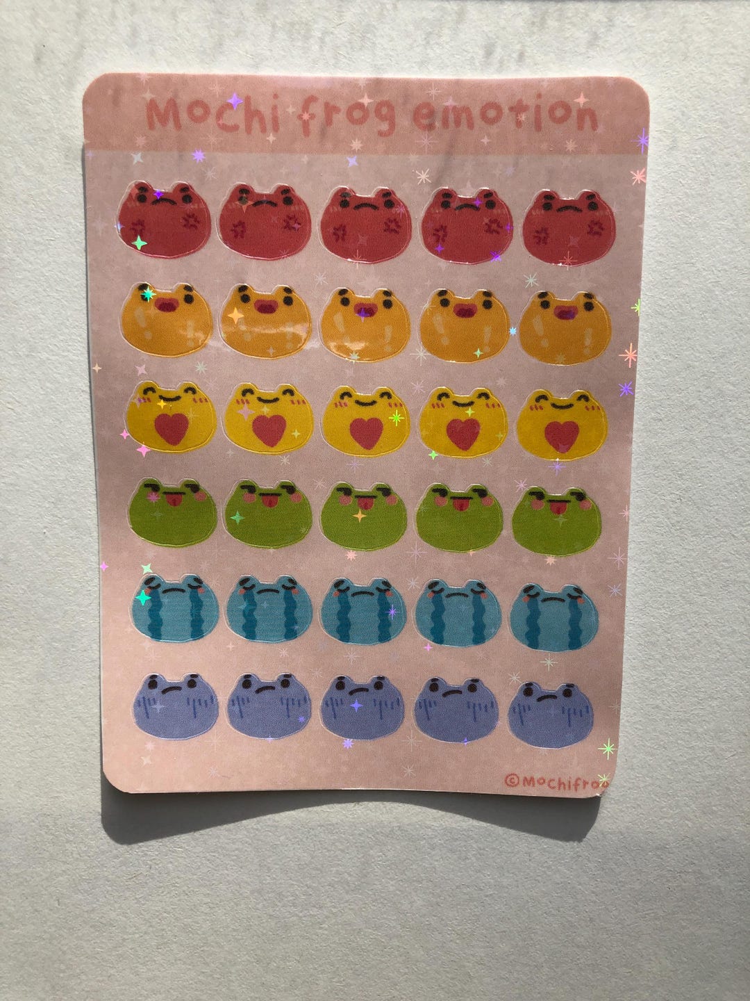 Mochifrog's Emotion Sticker Sheet - Etsy