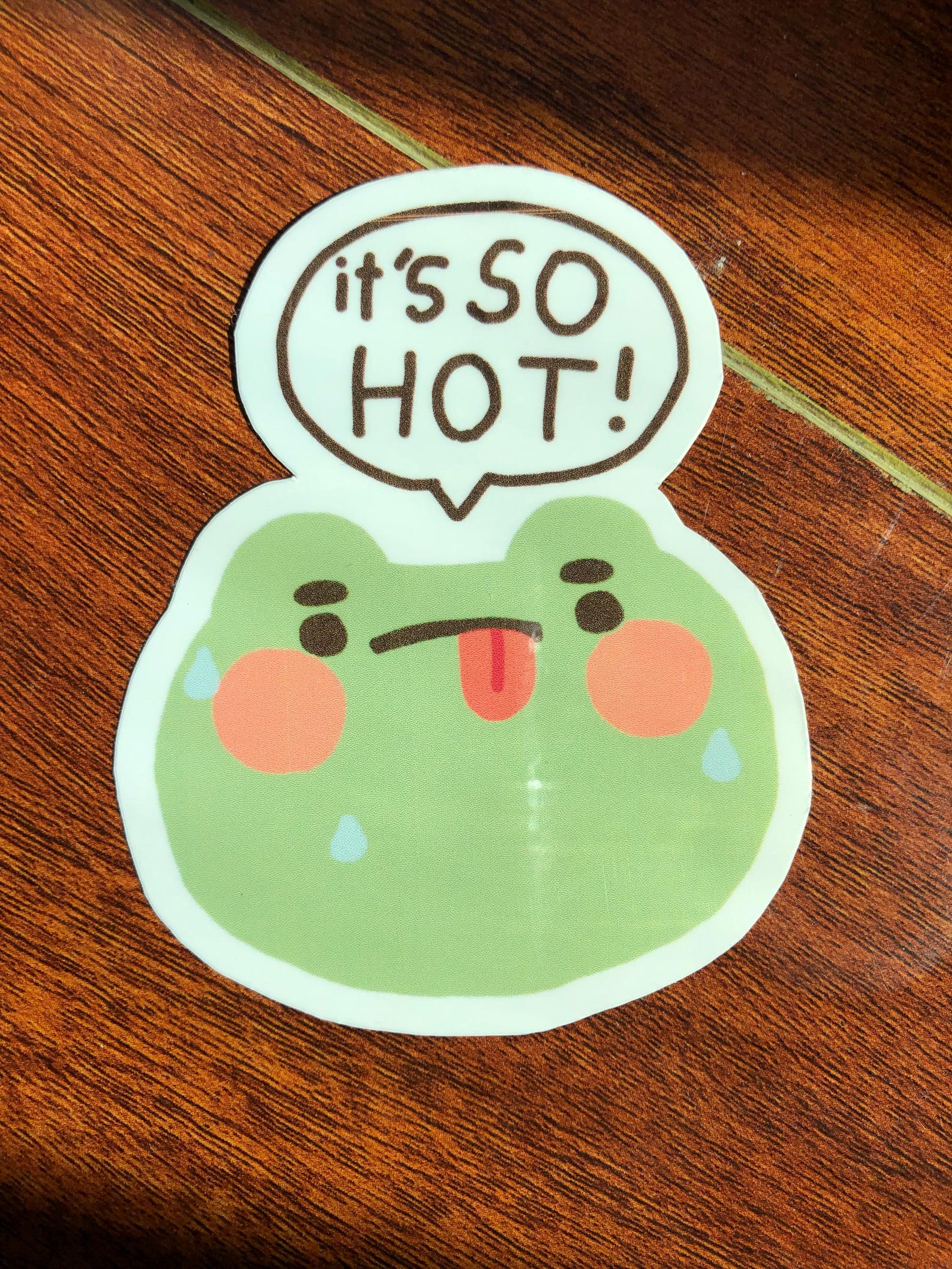Summer Frog Stickers (set of 2 Stickers) - Etsy