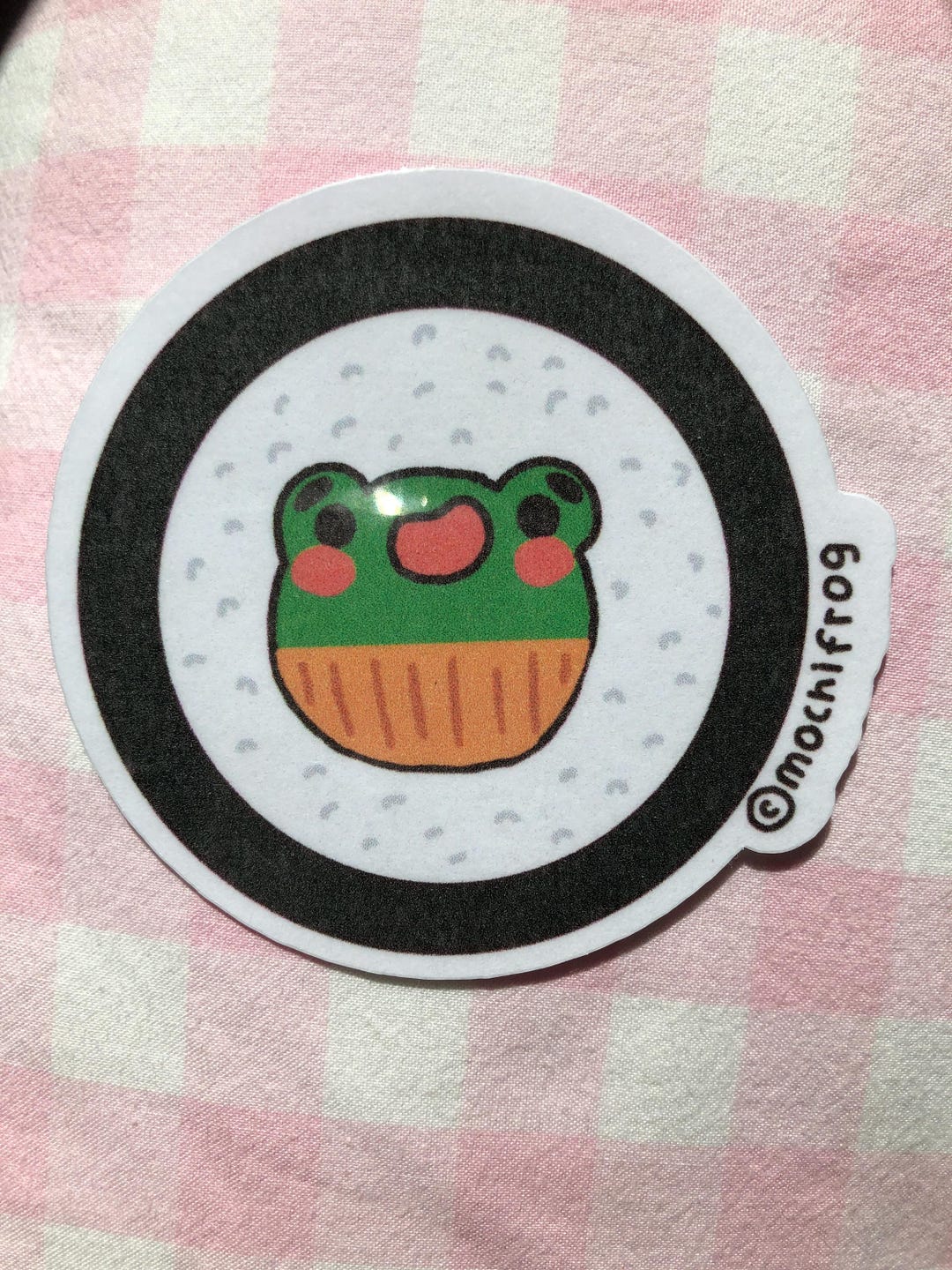 Frog Sushi Sticker - Etsy
