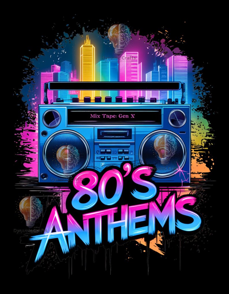 Mixed Tape - Gen X - 80s Anthems - Etsy