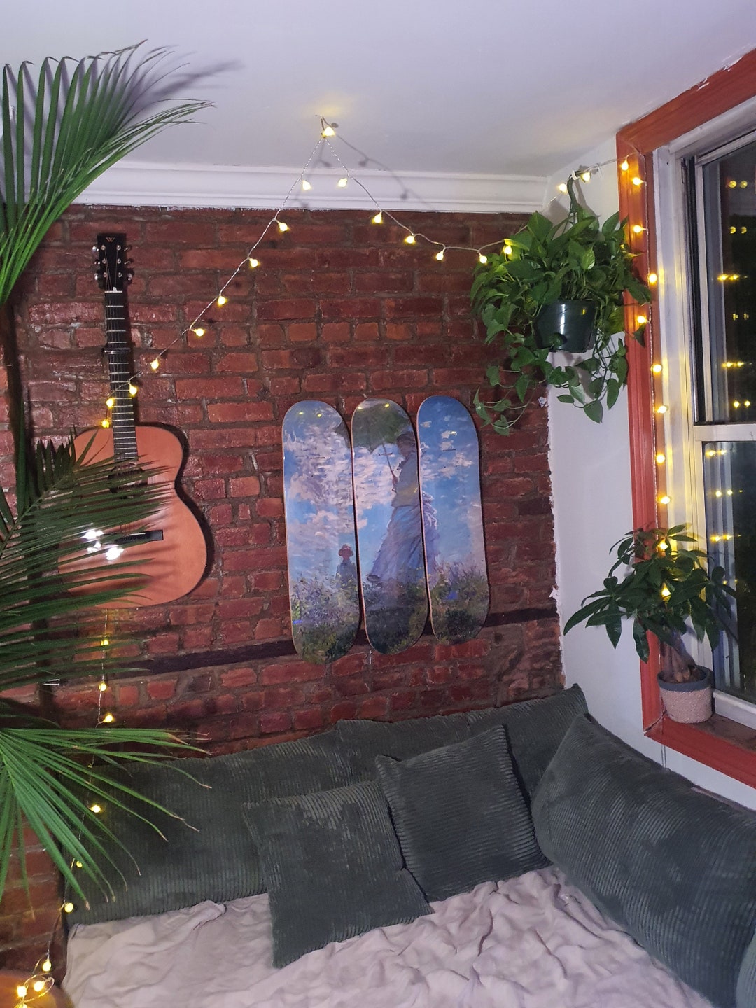 Claude Monet Skateboard Wall Art - Etsy
