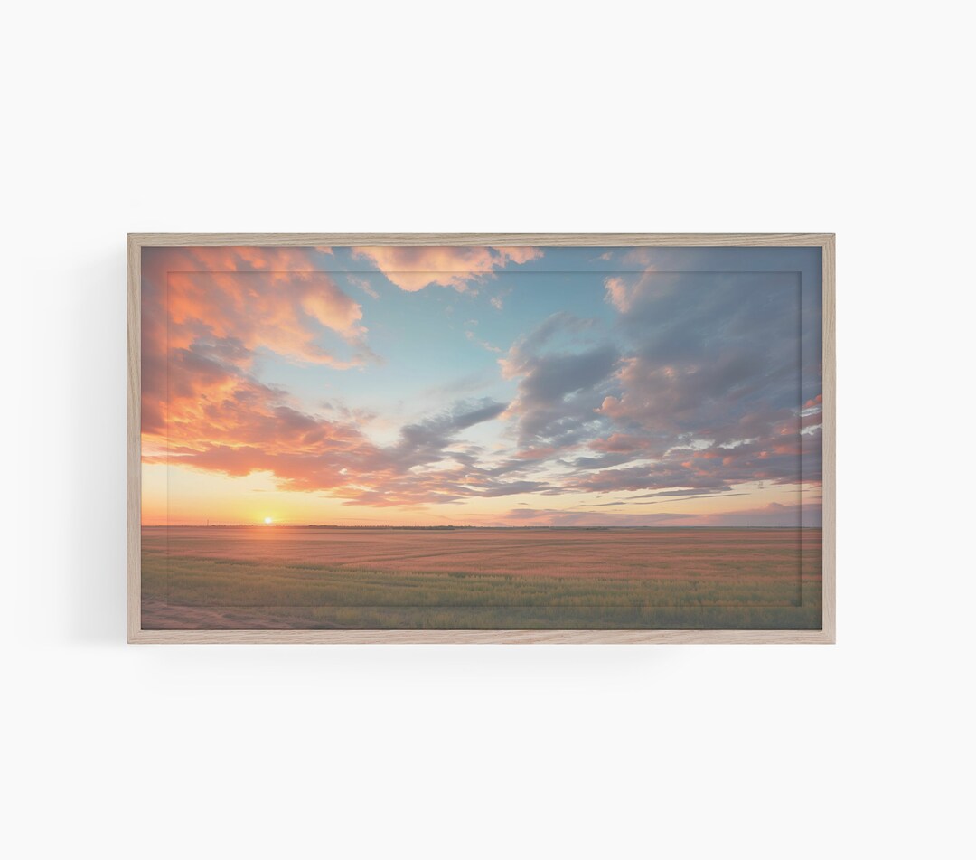Country Frame Tv Art, Samsung Frame Tv Art, Country Landscape Frame Tv ...
