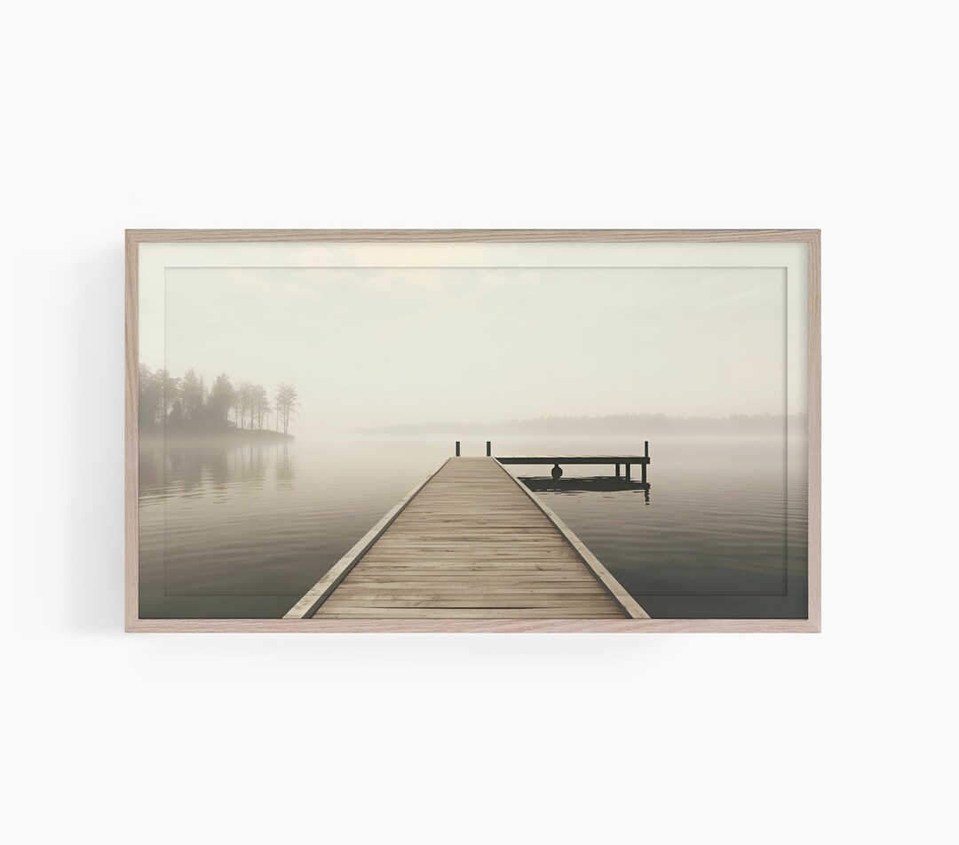 Lake Frame Tv Art, Samsung Frame Tv Art, Digital Download, Cottagecore ...