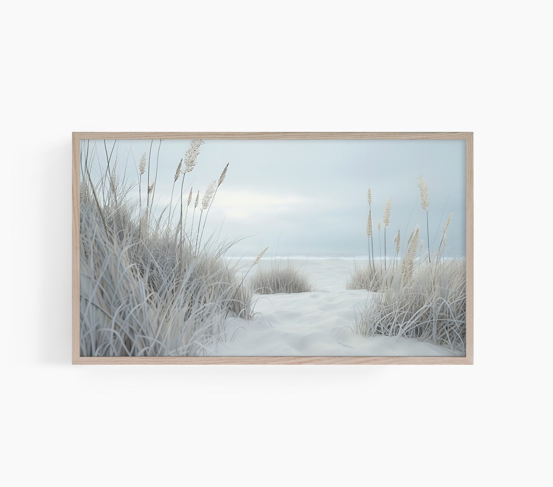 Beach Frame Tv Art, Beach Grass Frame Tv Art, Coastal Frame Tv Art ...