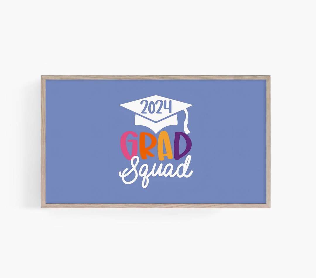 Graduation Frame Tv Art, Kid's Graduation Tv Art, Coloful Graduation Tv ...
