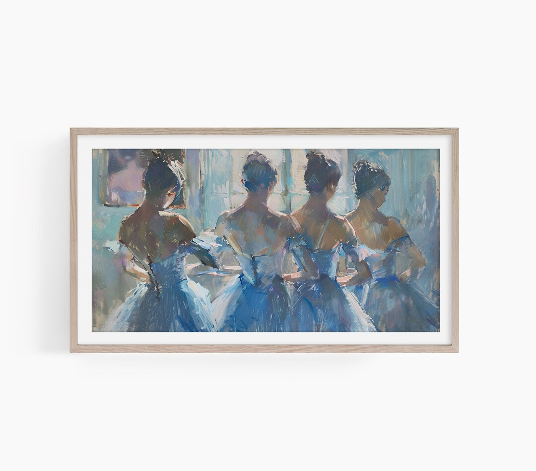 Samsung the Frame Tv Art Degas, Ballerina Painting Frame Tv Art, Frame ...