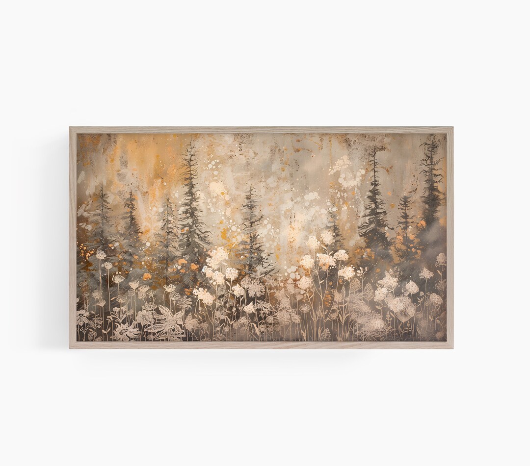 Spring Country Wildflower Field Samsung Frame TV Art, Spring Wildflower ...
