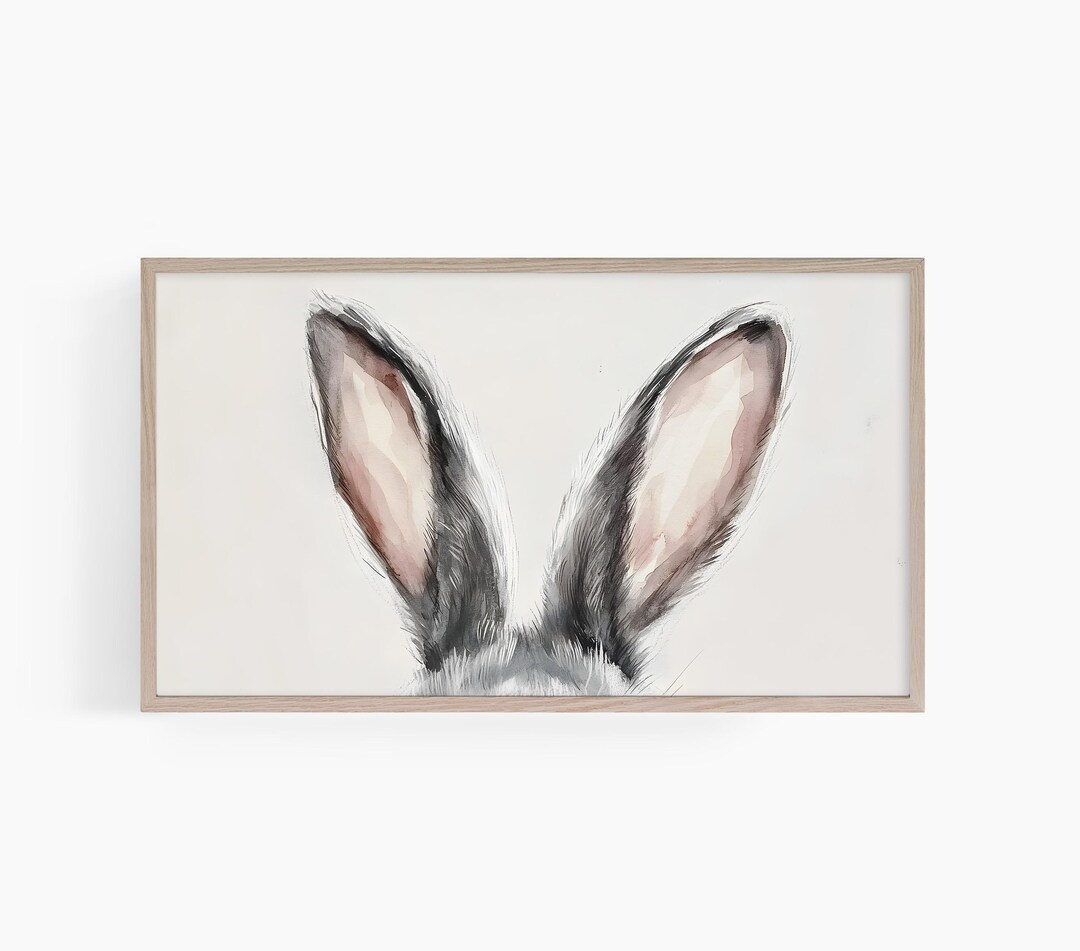 Easter Bunny Ears TV Art, Bunny Ears Art, Rabbit Ears Painting Tv Art ...