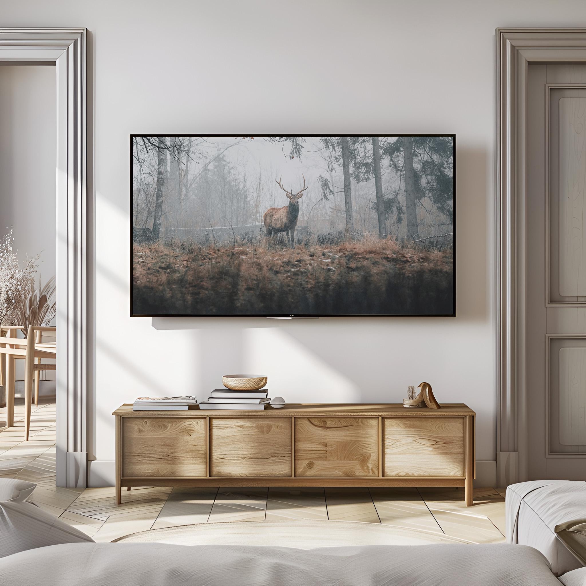 Deer Frame Tv Art, Samsung Frame Tv Art, Hunter Frame Tv Art, Man Cave ...