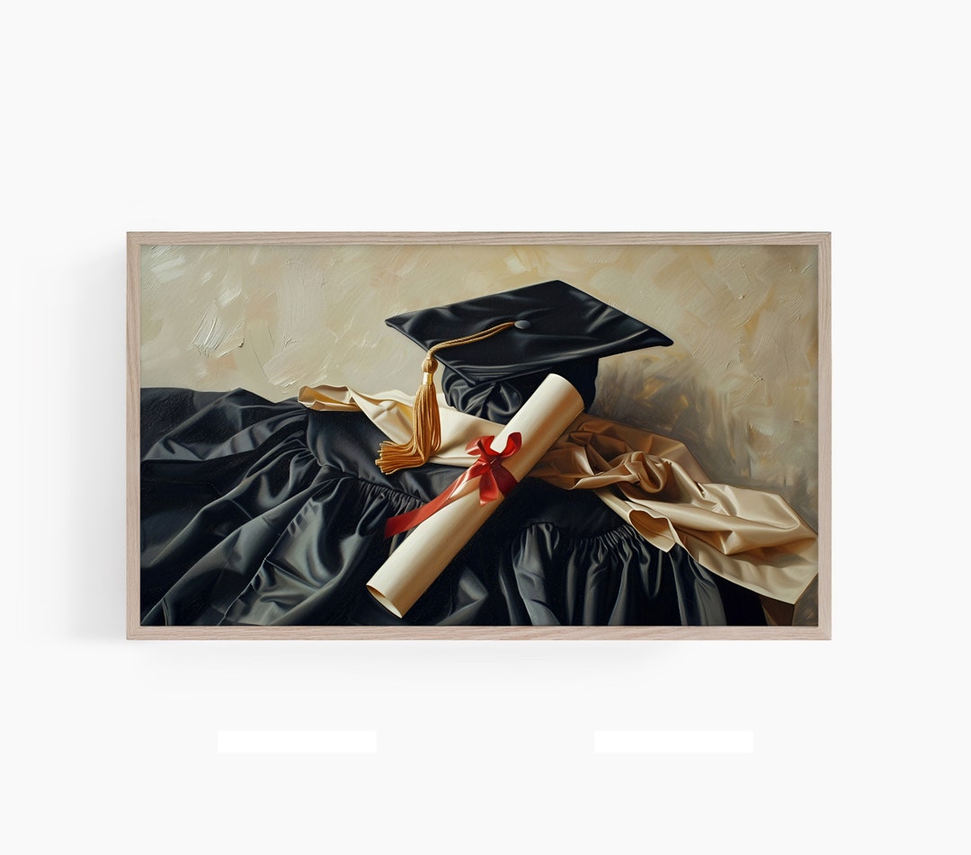 Graduation Party Frame Tv Art, Grad Frame Tcv Art, Graudation Frame Tv ...