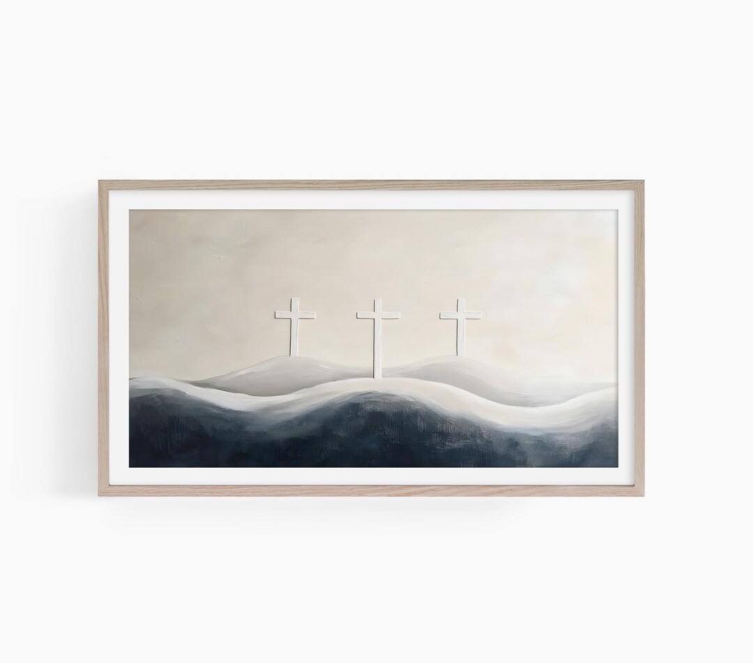 Cross Frame Tv Art, Religious Tv Art, the Frame Tv Art Christian, Frame ...