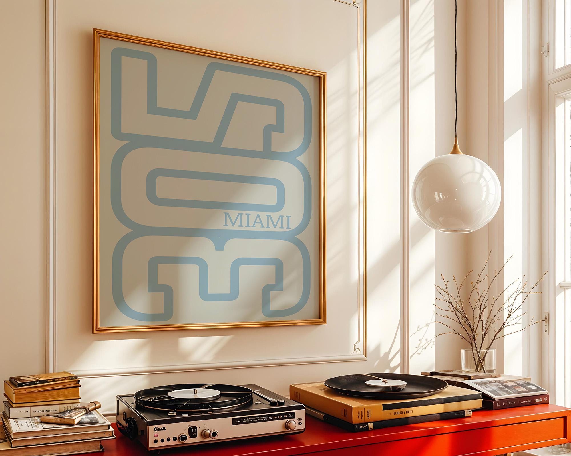 Custom Area Code Art Print, Area Code Bar Cart Poster, New Apartment ...