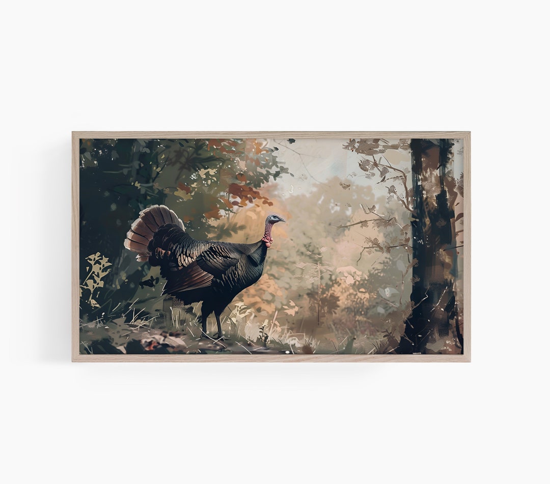 Samsung Frame TV Art Turkey, Vintage Turkey Frame Tv Art, Instant ...