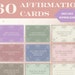 60 Printable Affirmation Cards | Digital Download Affirmations | Daily ...