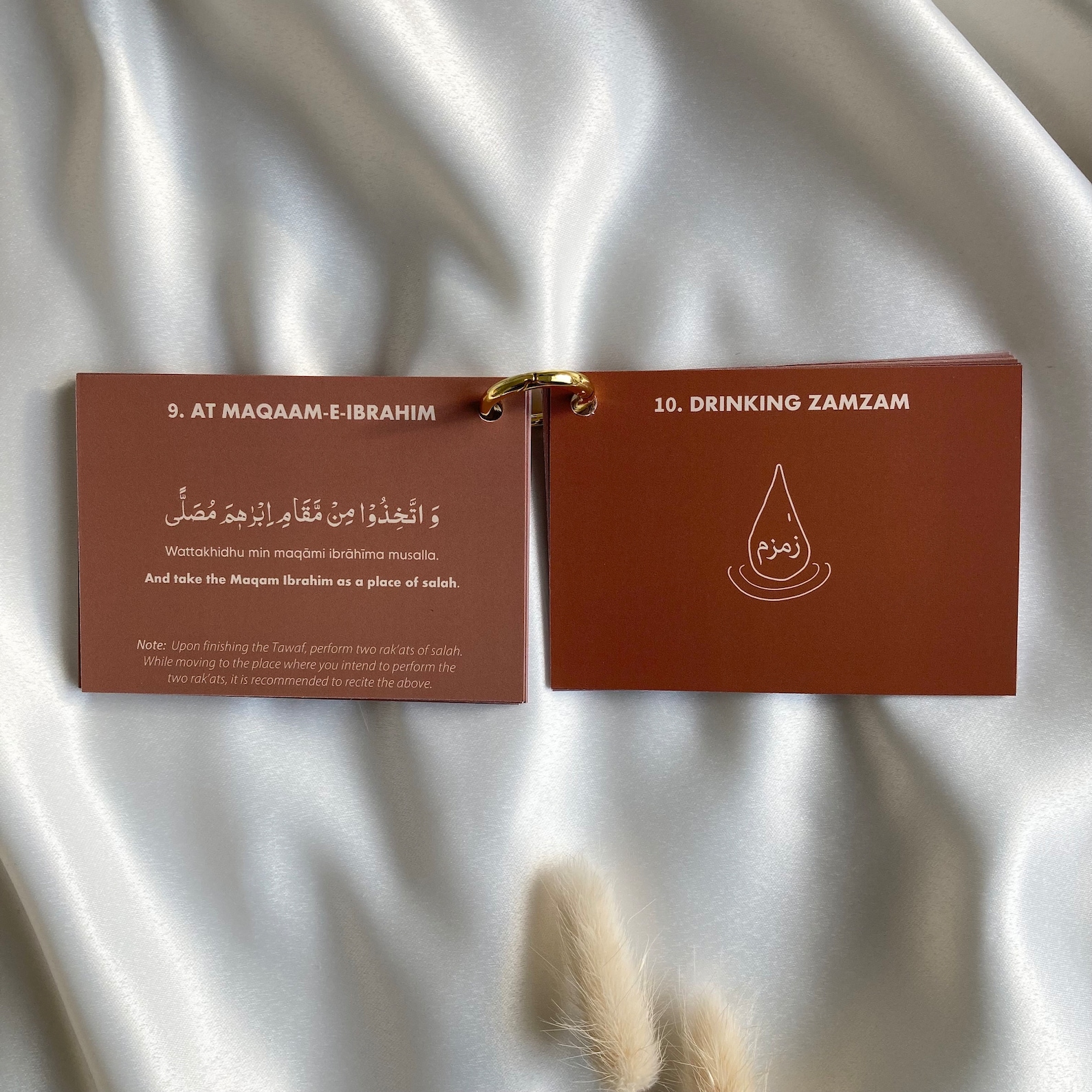 Umrah Dua Cards, Islamic Umrah Gift, Duas for Umrah, Umrah Flashcards ...