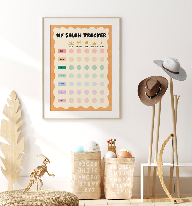 Kids Salah Tracker: Islamic Prayer Chart, Muslim Education (digital ...