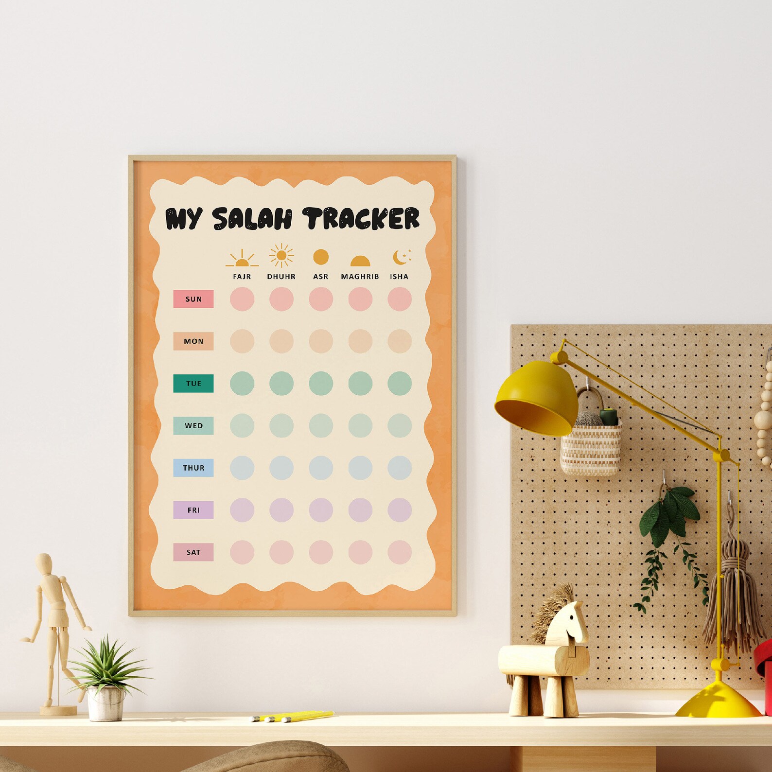 Kids Salah Tracker: Islamic Prayer Chart, Muslim Education (digital ...