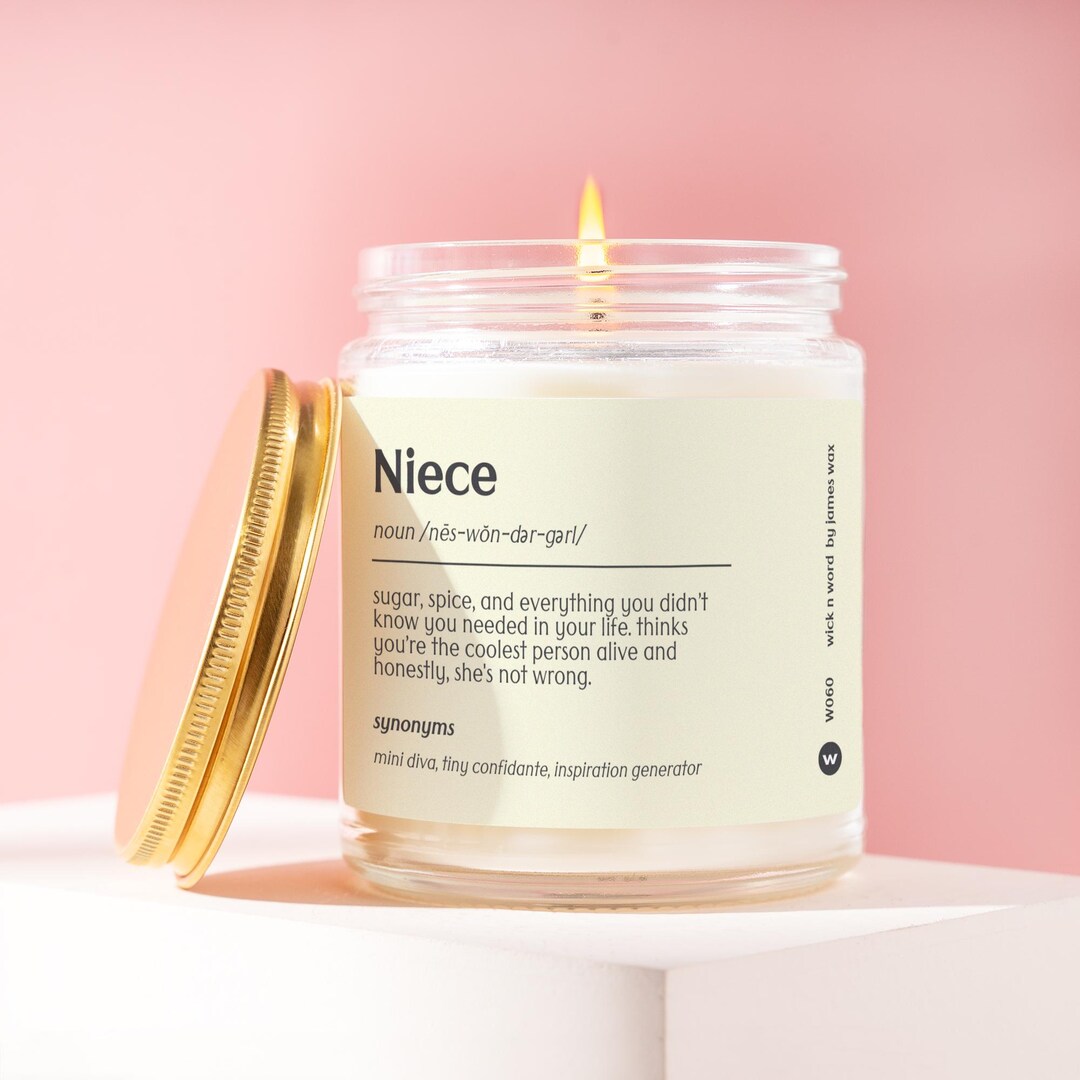 Niece Gift Niece Definition Candle Gift for Niece Best Niece Funny ...