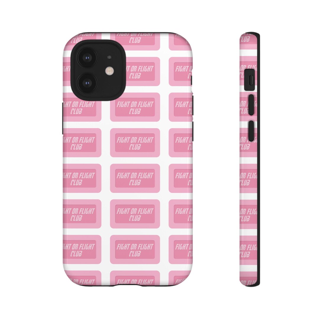 Fight or Flight Club iPhone Case, Funny Anxiety Phone Case, Fight Club ...