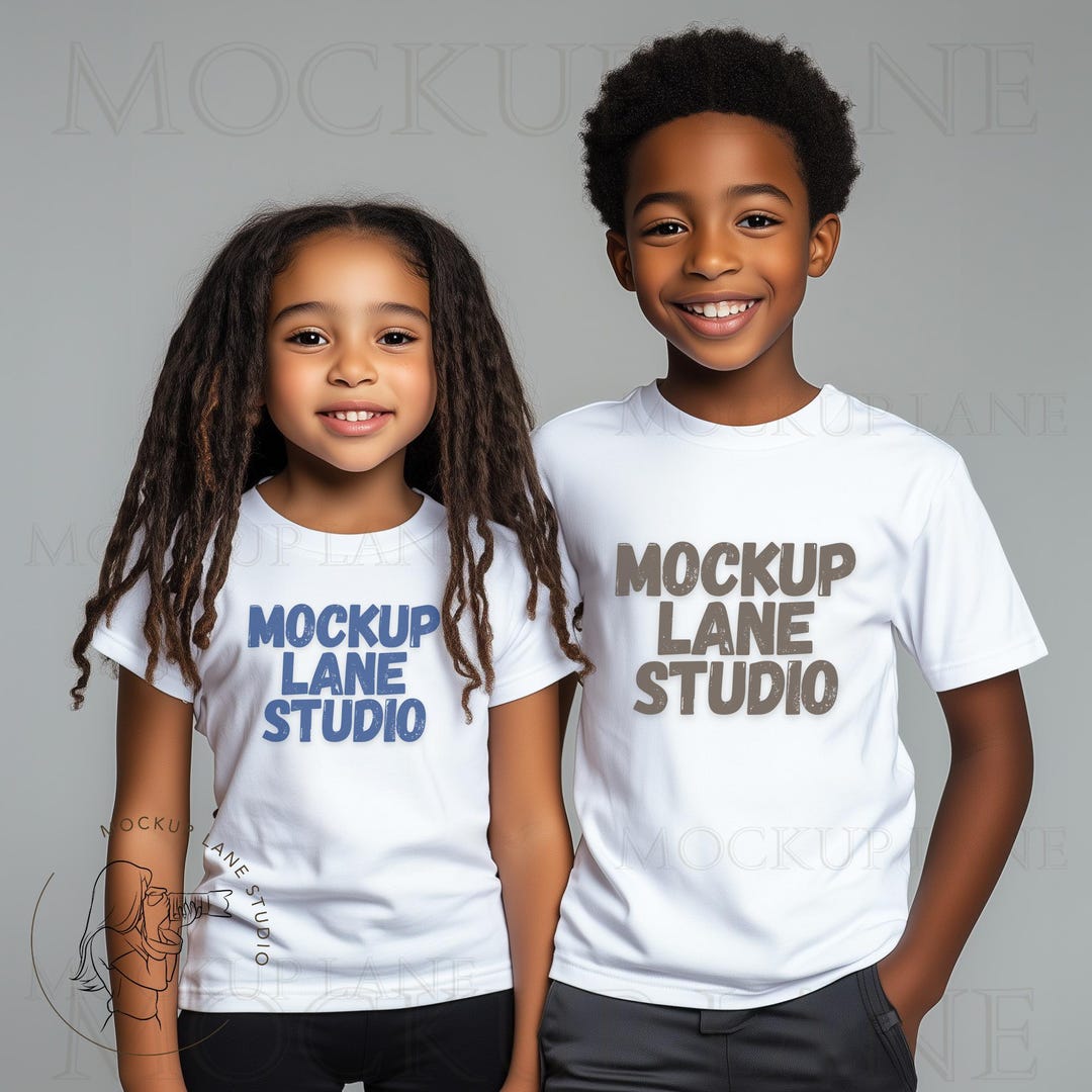 Gildan 5000b Mockup, White T-shirt Youth Mock Up, Mother's Day Gildan ...