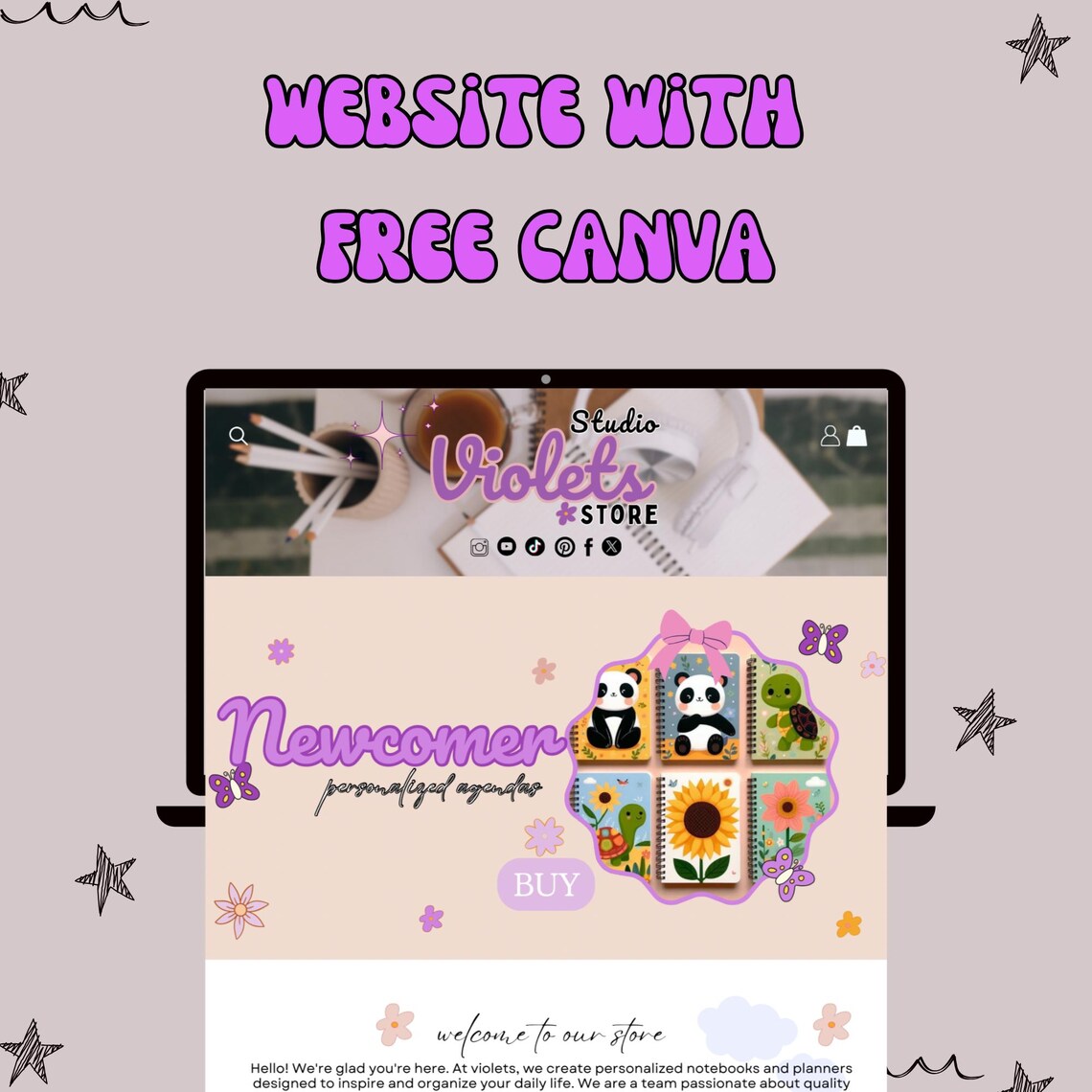 Canva Sales Page Template, Canva Website Template, Course Sales Page ...