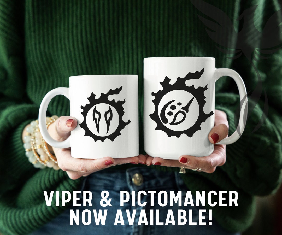 FFXIV Job Logo & Meteor Ceramic Mug, Final Fantasy XIV, Final Fantasy ...
