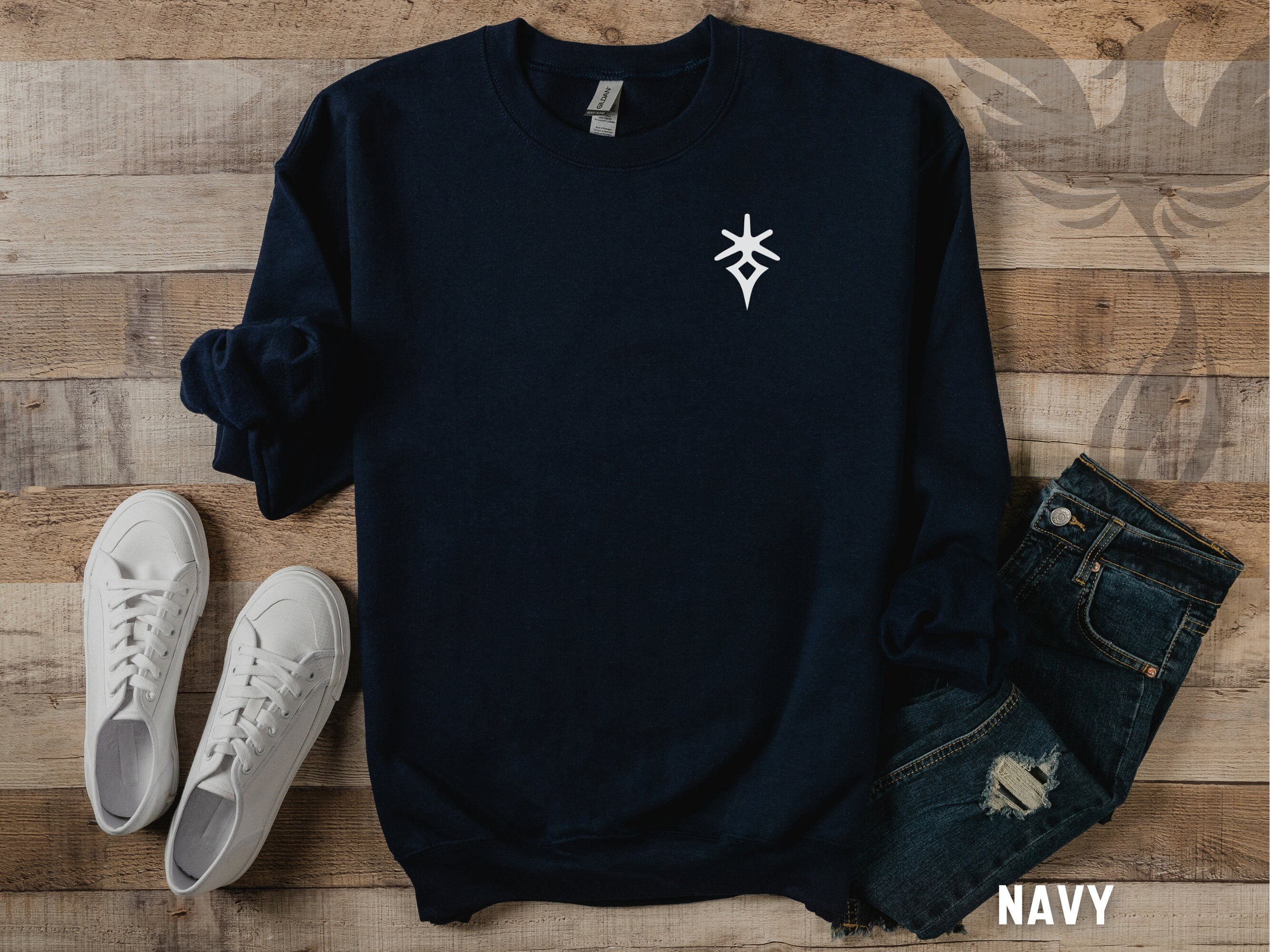 FFXIV Dark Knight Job Logo Sweatshirt, Final Fantasy XIV, Final Fantasy ...