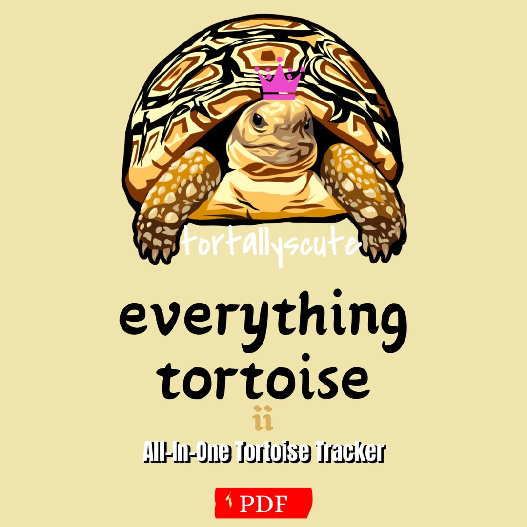 Everything Tortoise II: All-in-one Tortoise Tracker - Etsy