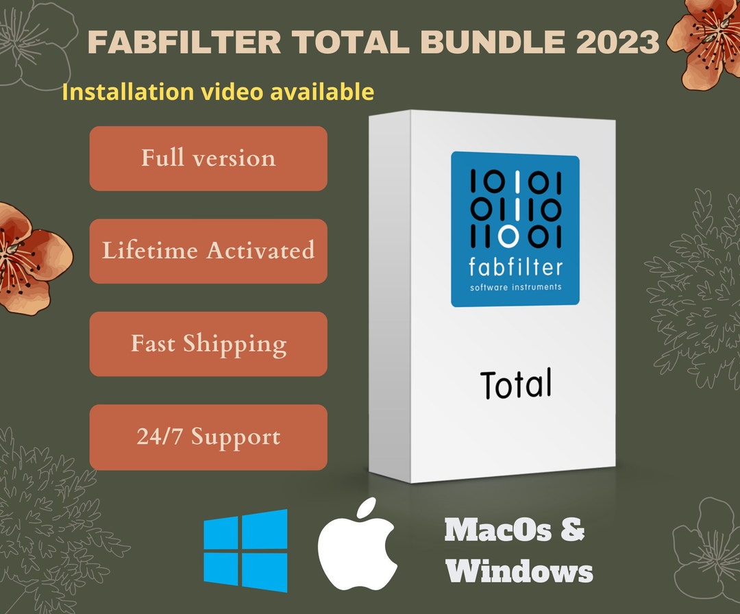 Fabfilter Total Bundle 2023.11.3 for Macos and Windows - Etsy